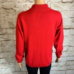 Casual Corner | Sweaters | Vintage Red High Neck Sweater Large | Poshmark